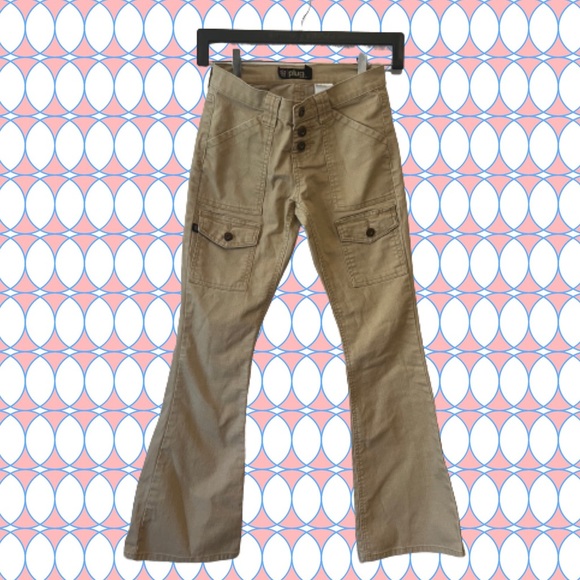 Plugg | Pants & Jumpsuits | Vintage Plug Cargo Chino Looking Flare ...